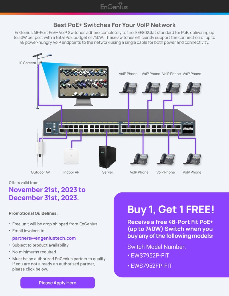 Enhance Your VoIP Network with this EnGenius End of Year Promotion